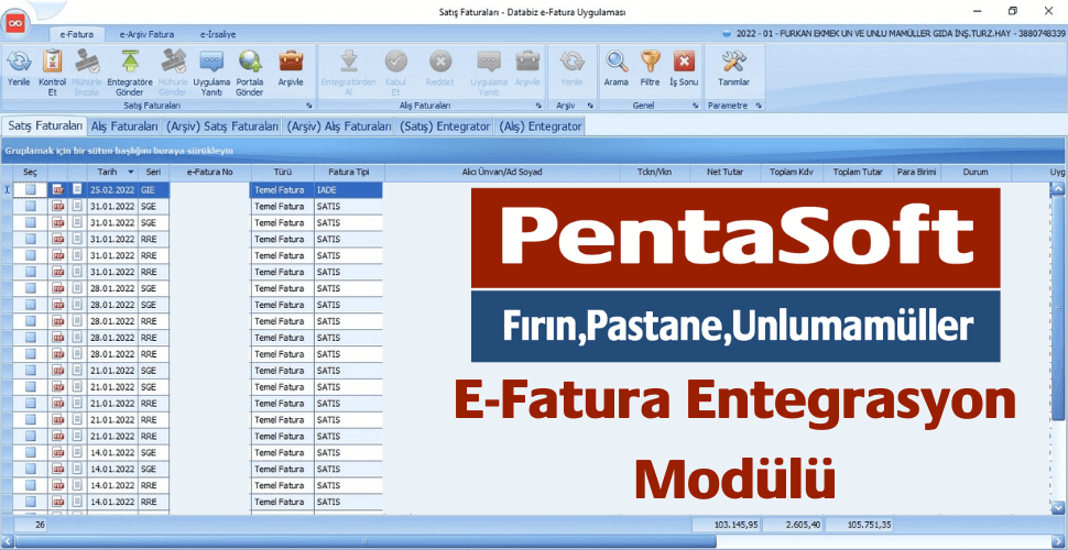 E-İrsaliye & E-Fatura & E-Arşiv – Pentasoft - Pentasoft
